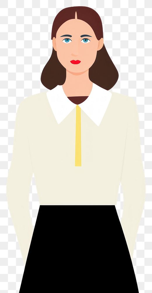 PNG Minimalist female character illustration | Free PNG - rawpixel