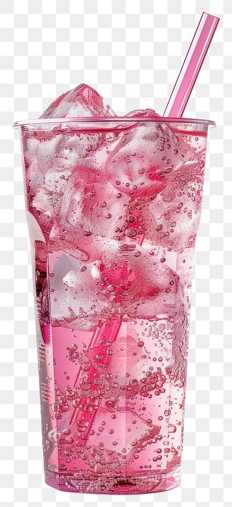 PNG Refreshing pink ice drink | Free PNG - rawpixel