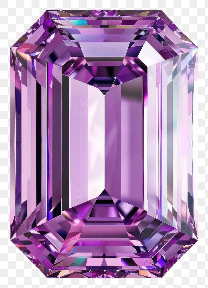 PNG Elegant purple gemstone, rectangular | Premium PNG - rawpixel