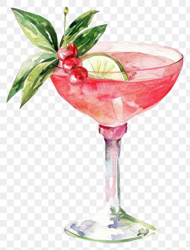 PNG Pink cocktail beverage alcohol | Premium PNG - rawpixel