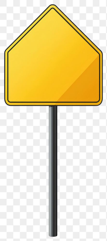 PNG Yellow blank road sign | Free PNG - rawpixel