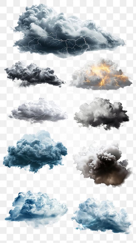 PNG storm cloud design element | Premium PNG - rawpixel