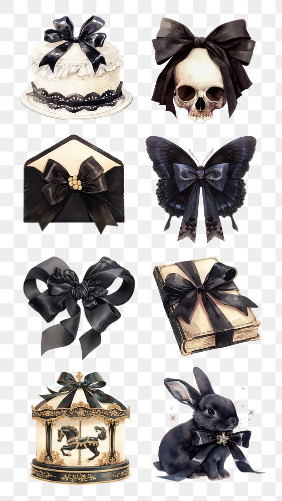 PNG gothic coquette decorative item | Premium PNG - rawpixel