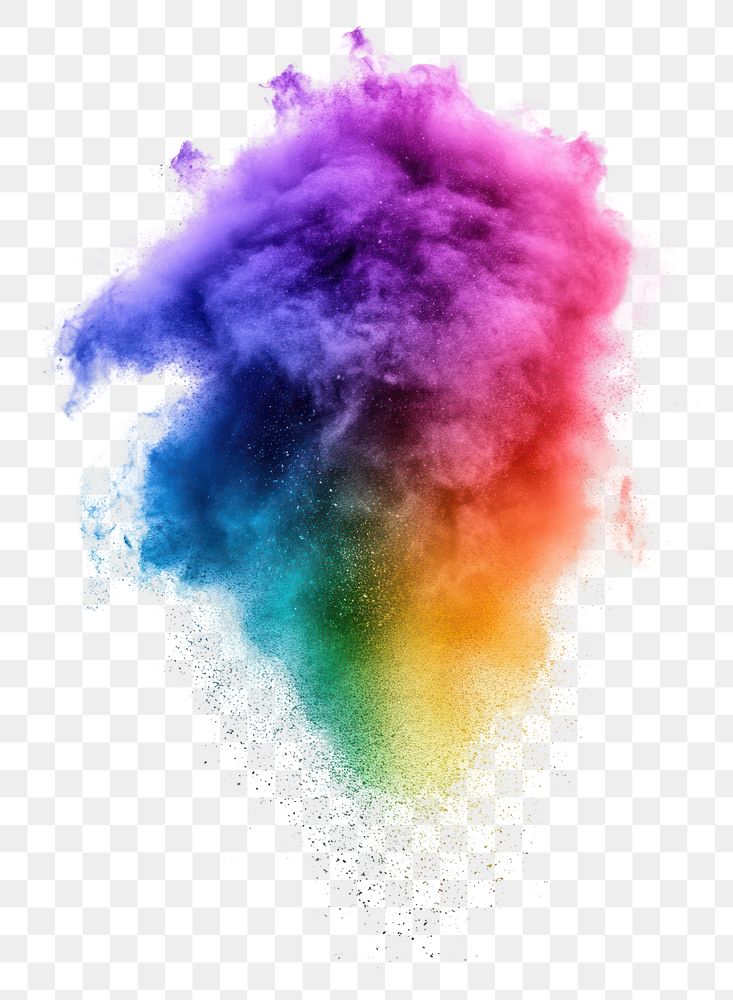 PNG Vibrant colorful powder explosion | Free PNG - rawpixel