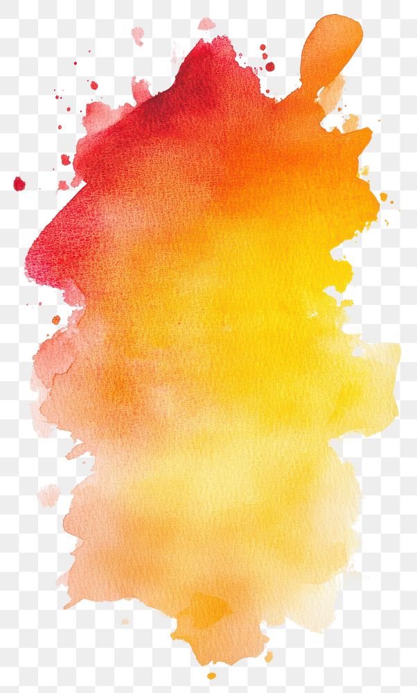 PNG Vibrant watercolor gradient splash | Free PNG - rawpixel