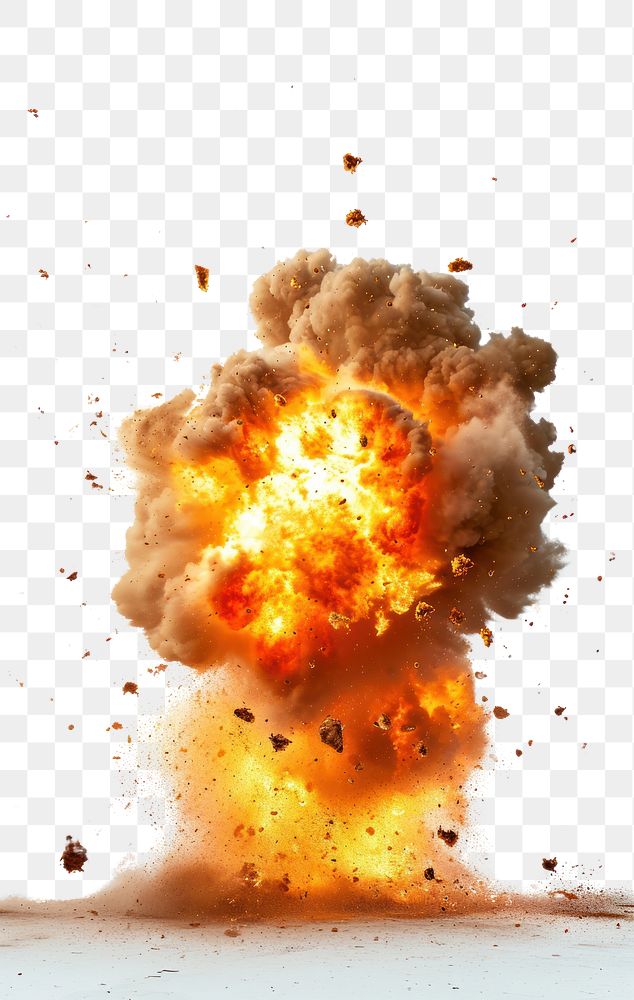 PNG Explosion fire white background | Premium PNG - rawpixel