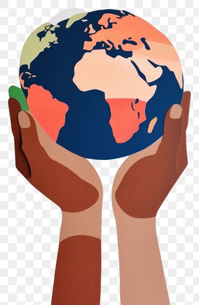 PNG Hands holding paper earth | Free PNG - rawpixel