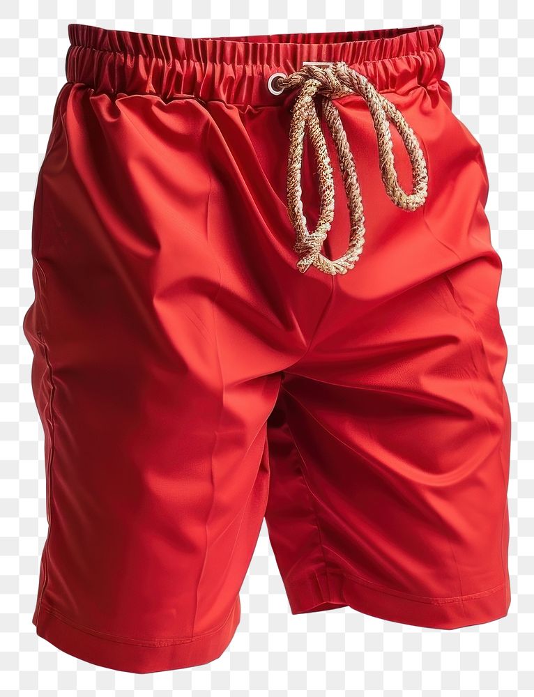 PNG Bright red swim trunks | Free PNG - rawpixel