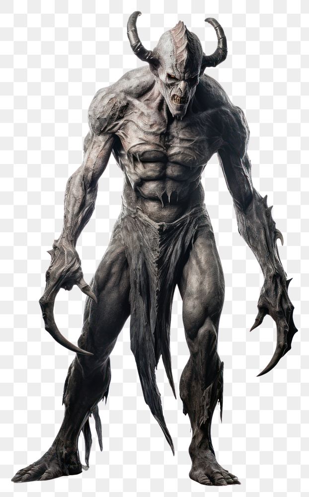 PNG Demon sculpture statue adult. | Free PNG - rawpixel