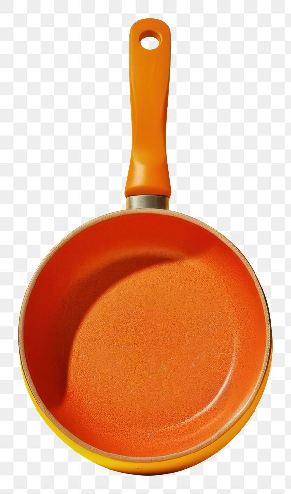 PNG Bright orange frying pan | Free PNG - rawpixel