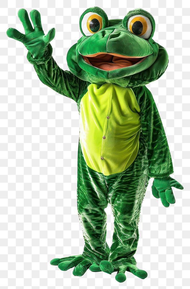Frog mascot costume person amphibian | Free PNG - rawpixel