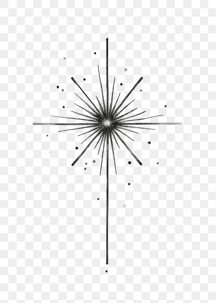 PNG Celestial cross fireworks drawing | Premium PNG - rawpixel