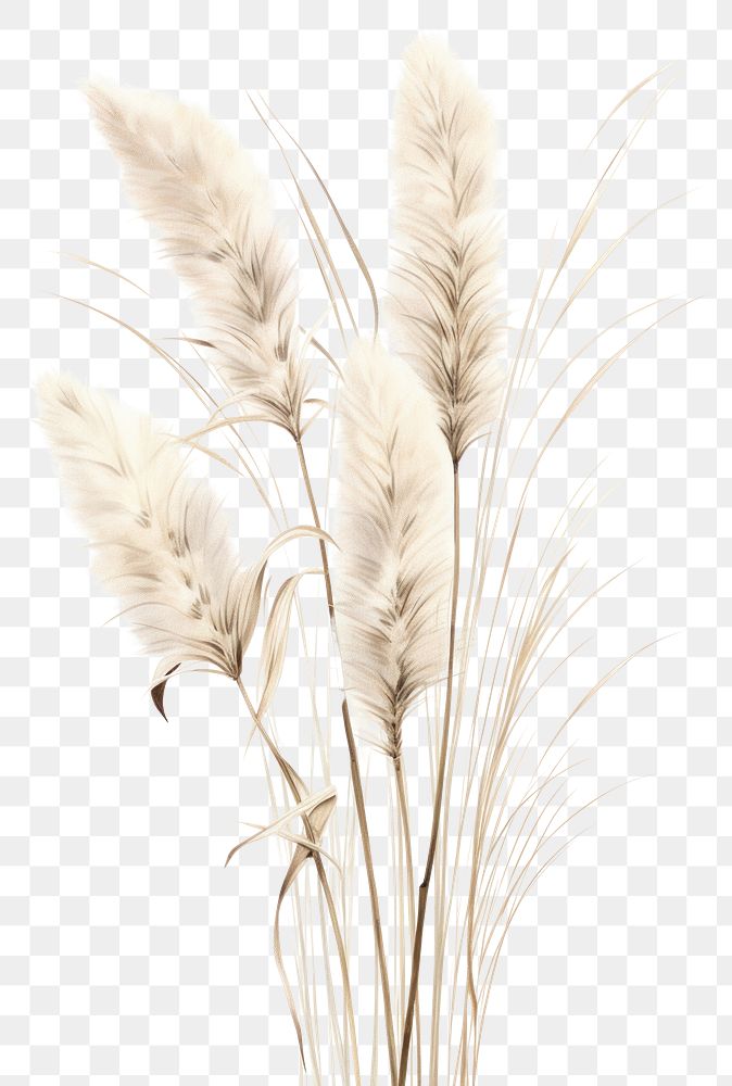 PNG Botanical illustration pampas plant | Premium PNG - rawpixel