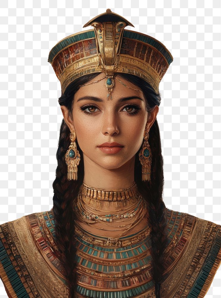 PNG Ancient Egyptian queen portrait | Premium PNG - rawpixel