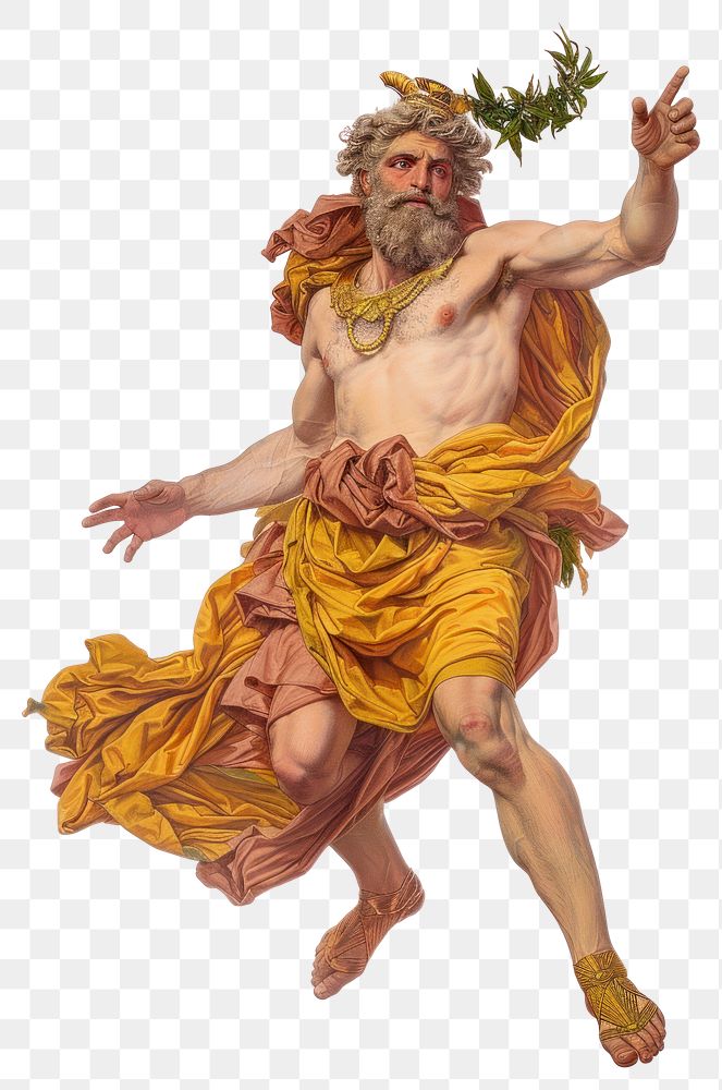 PNG Mythical god dynamic pose | Free PNG - rawpixel