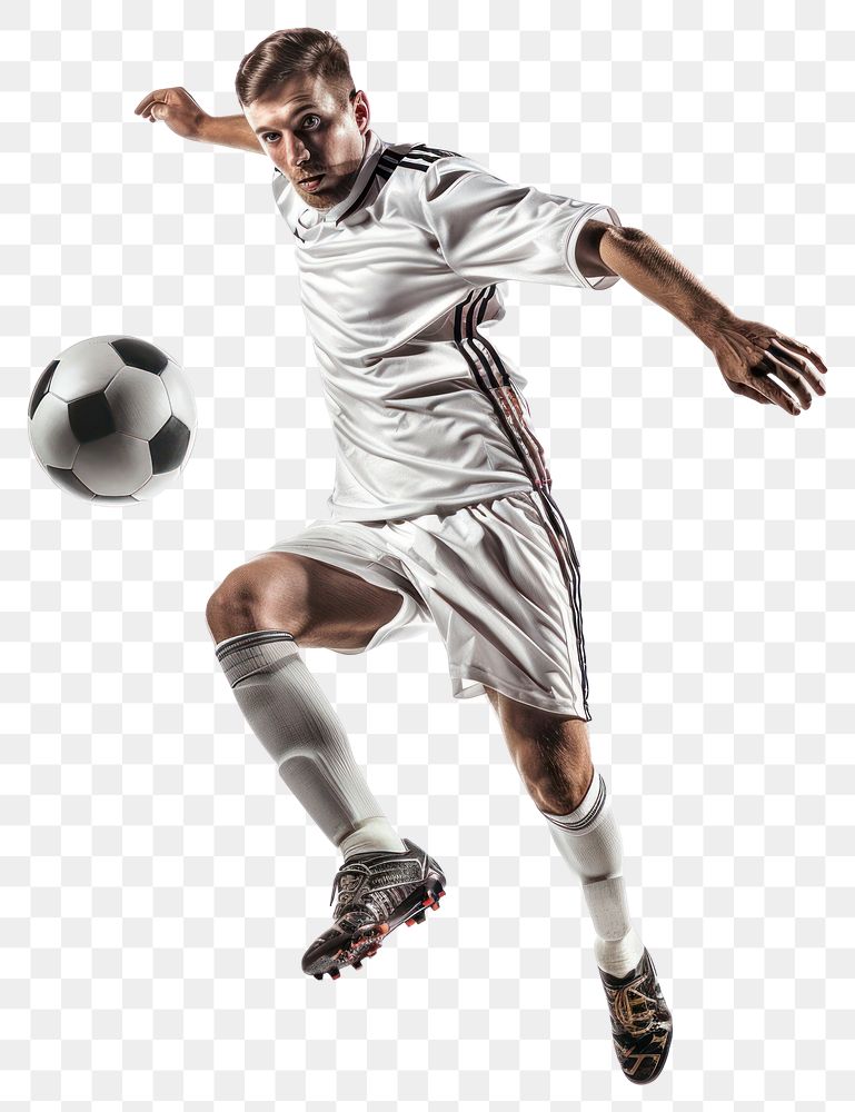 PNG Soccer player kicking ball | Free PNG - rawpixel