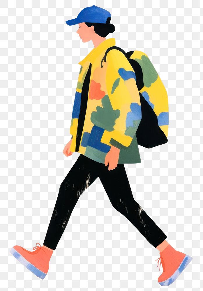 PNG Stylish urban walking illustration | Free PNG - rawpixel