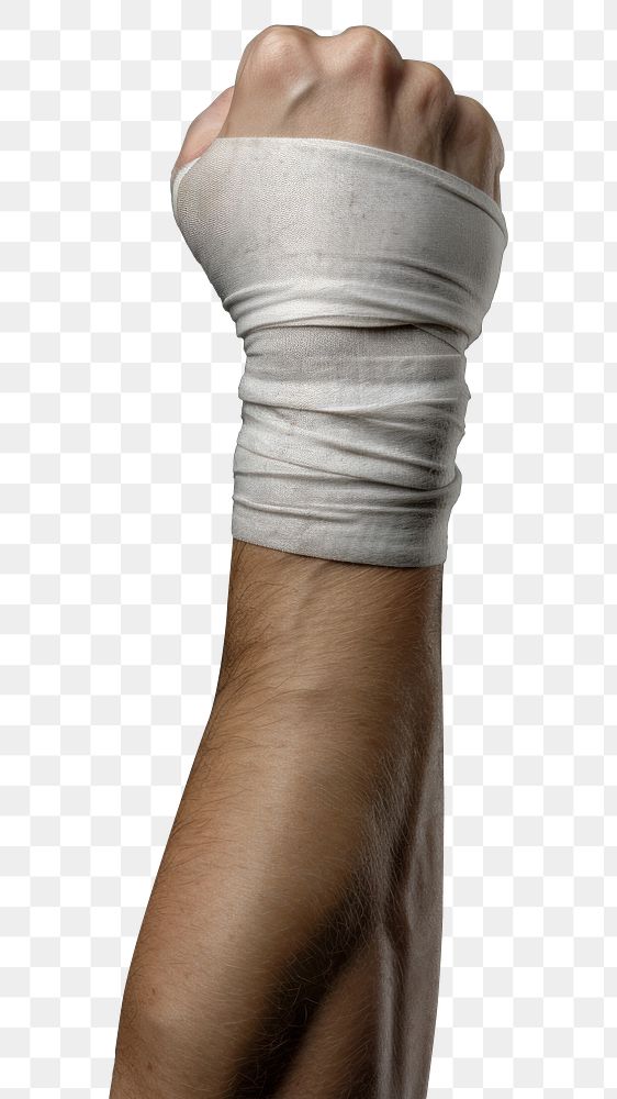 PNG Fist wrapped white bandage | Premium PNG - rawpixel