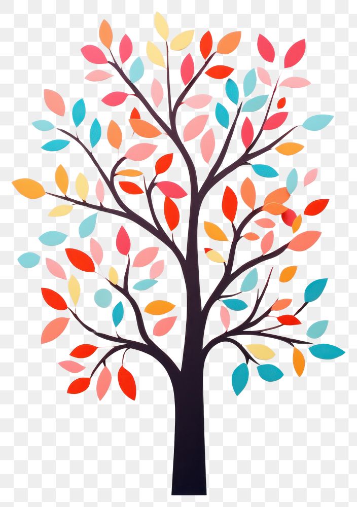 PNG Tree minimal painting art | Free PNG - rawpixel