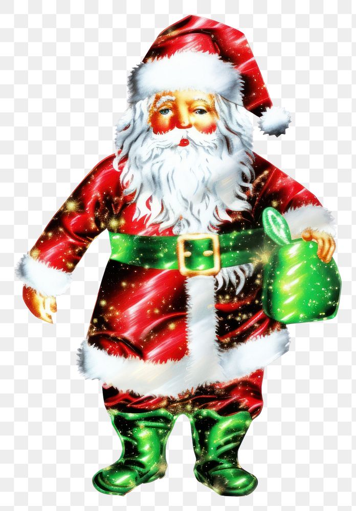 PNG Illustration christmas santa transparent. | Free PNG - rawpixel