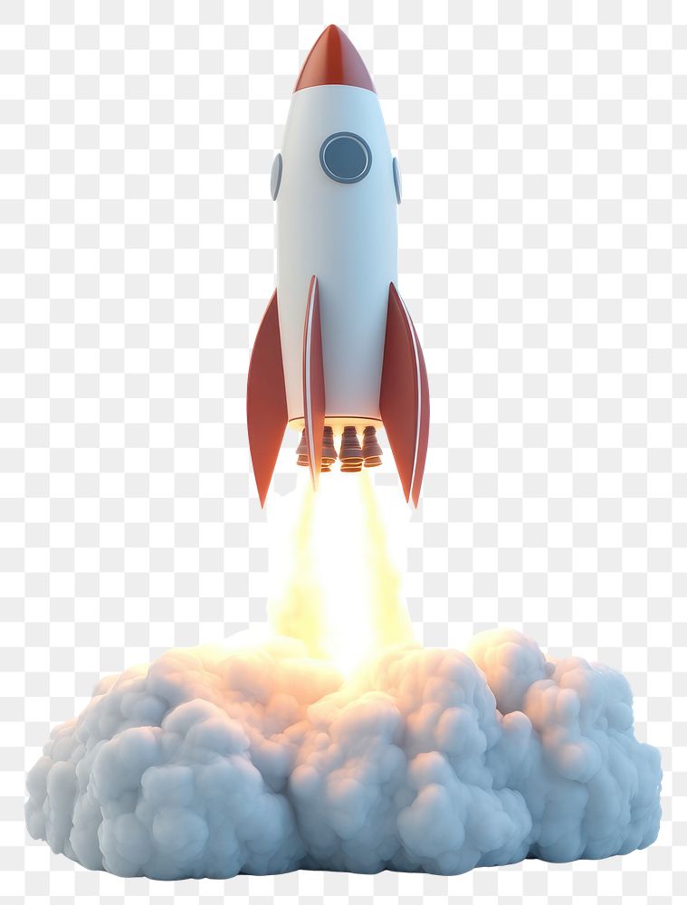PNG rocket taking launch smoke | Free PNG - rawpixel