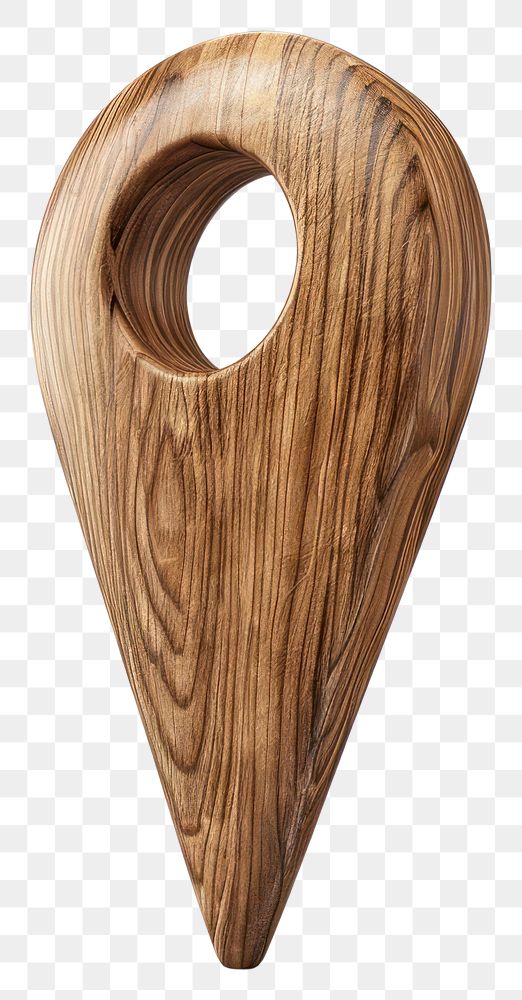 PNG Wooden location pin marker | Premium PNG - rawpixel