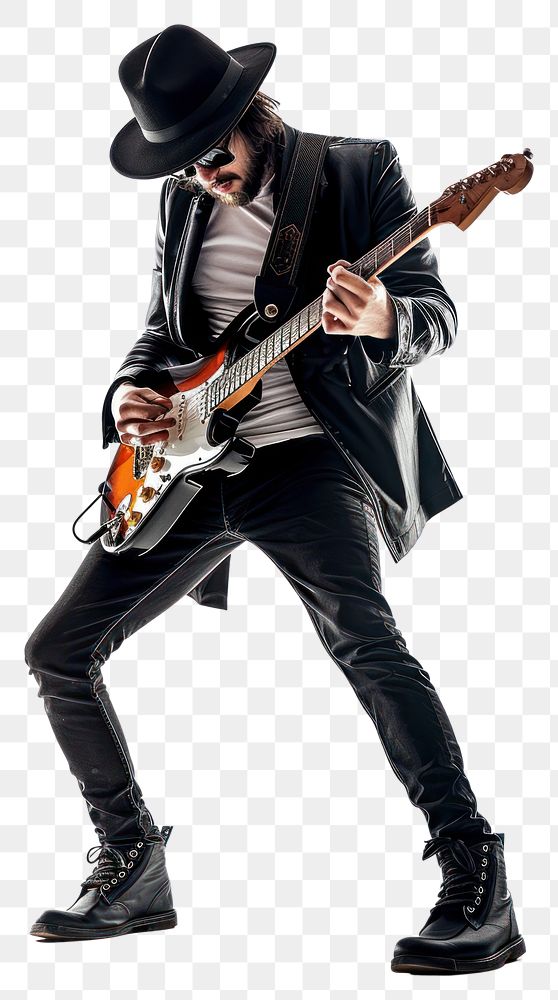 PNG Rock guitarist performing style | Premium PNG - rawpixel