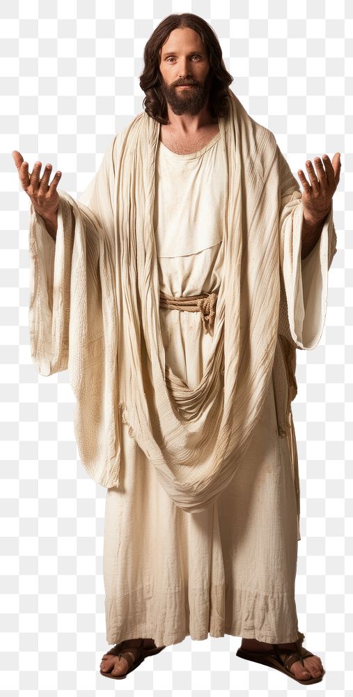 PNG Photo Jesus clothing white | Free PNG - rawpixel