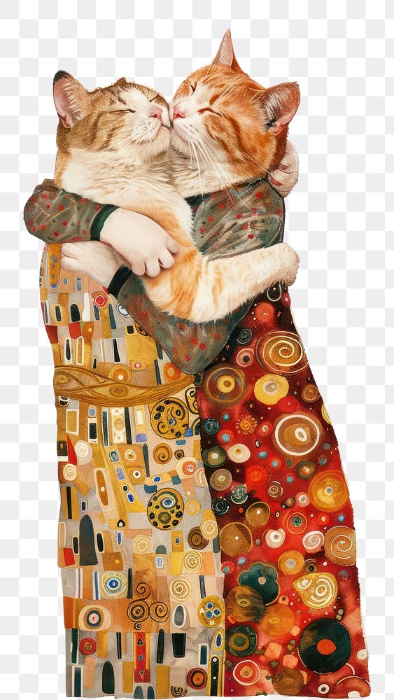 PNG Cats patterns animal dress | Premium PNG - rawpixel