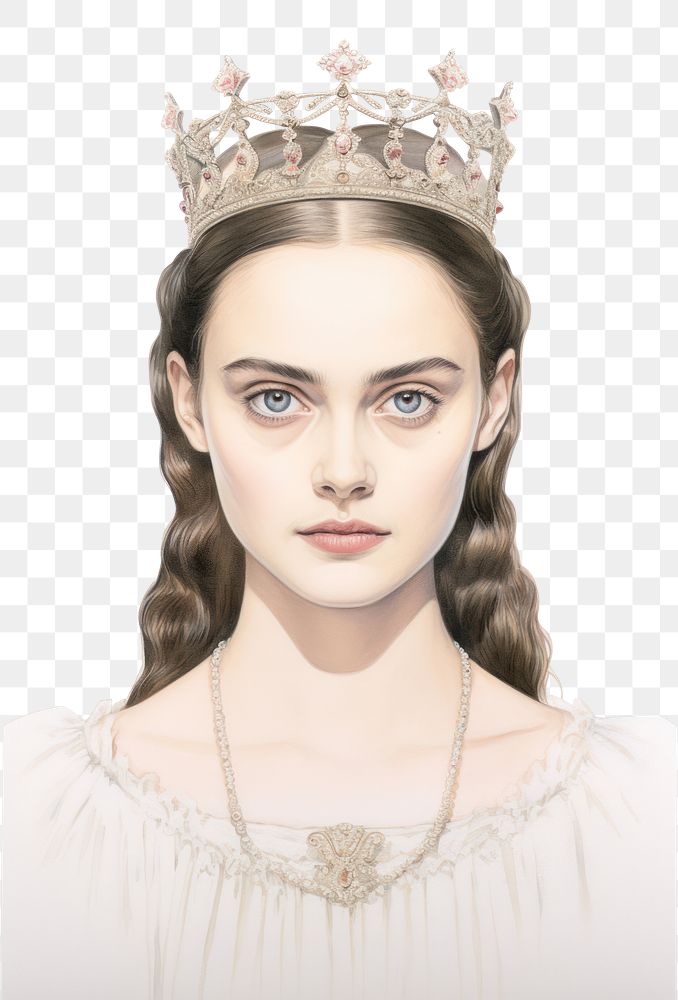 PNG Queen wearing crown illustration | Premium PNG - rawpixel