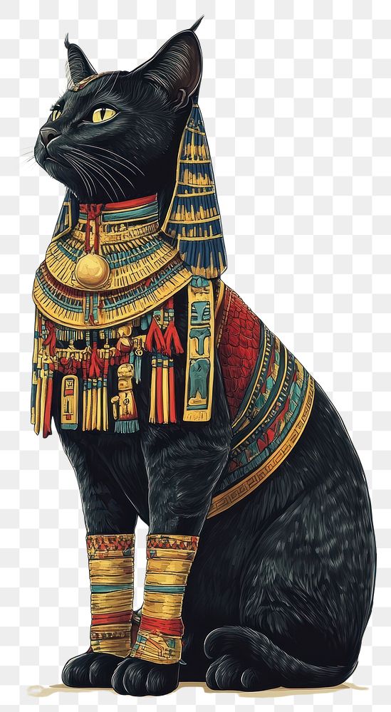 PNG Cat costumes wearing Cleopatra | Premium PNG - rawpixel