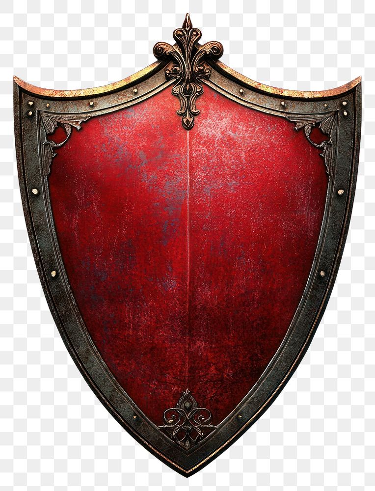 PNG Medieval red shield ornate | Premium PNG - rawpixel