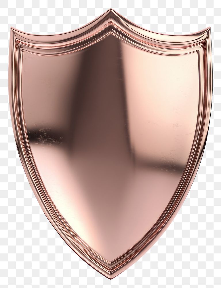 PNG Elegant rose gold shield | Free PNG - rawpixel