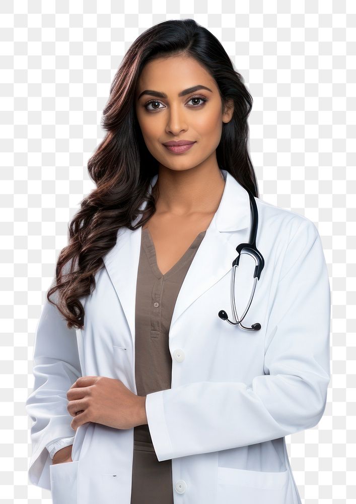PNG Indian woman doctor white | Premium PNG - rawpixel