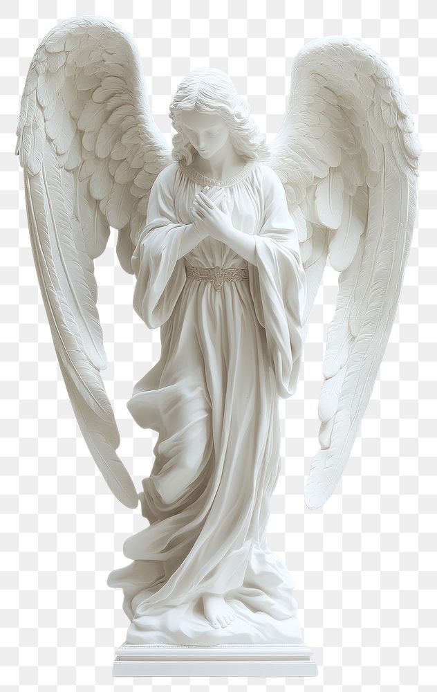 Angel statue fullbody angel archangel | Free PNG - rawpixel