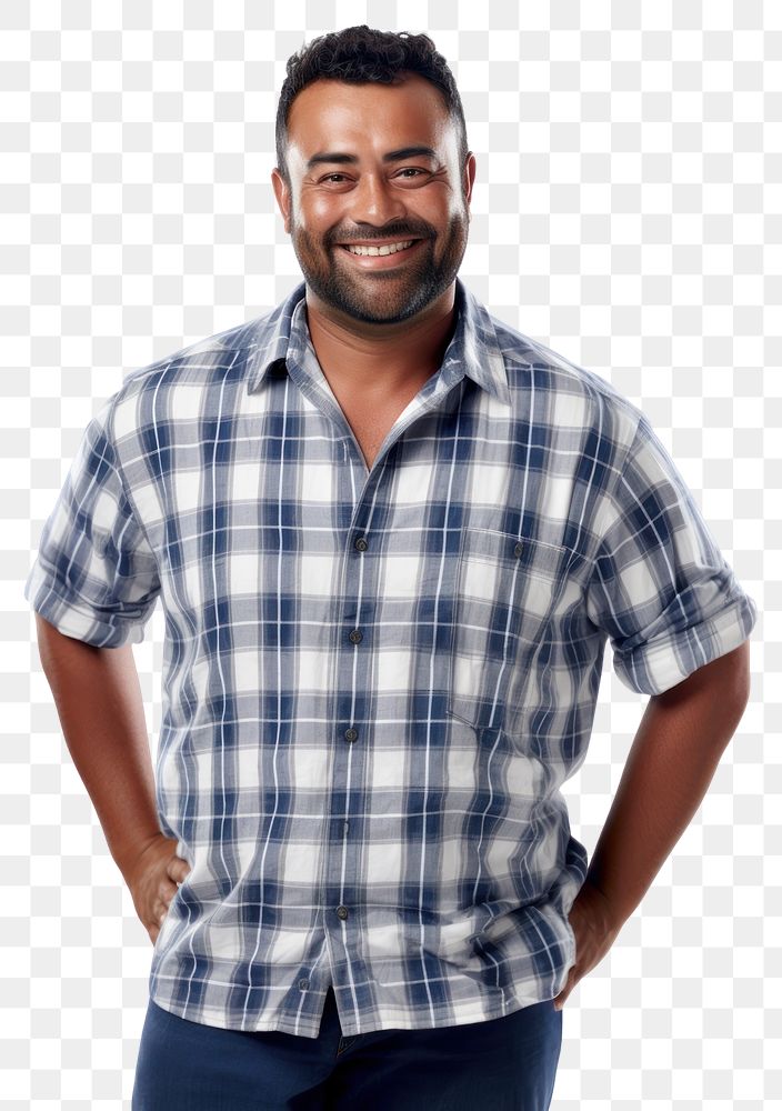 Smiling samoan man shirt portrait | Free PNG - rawpixel