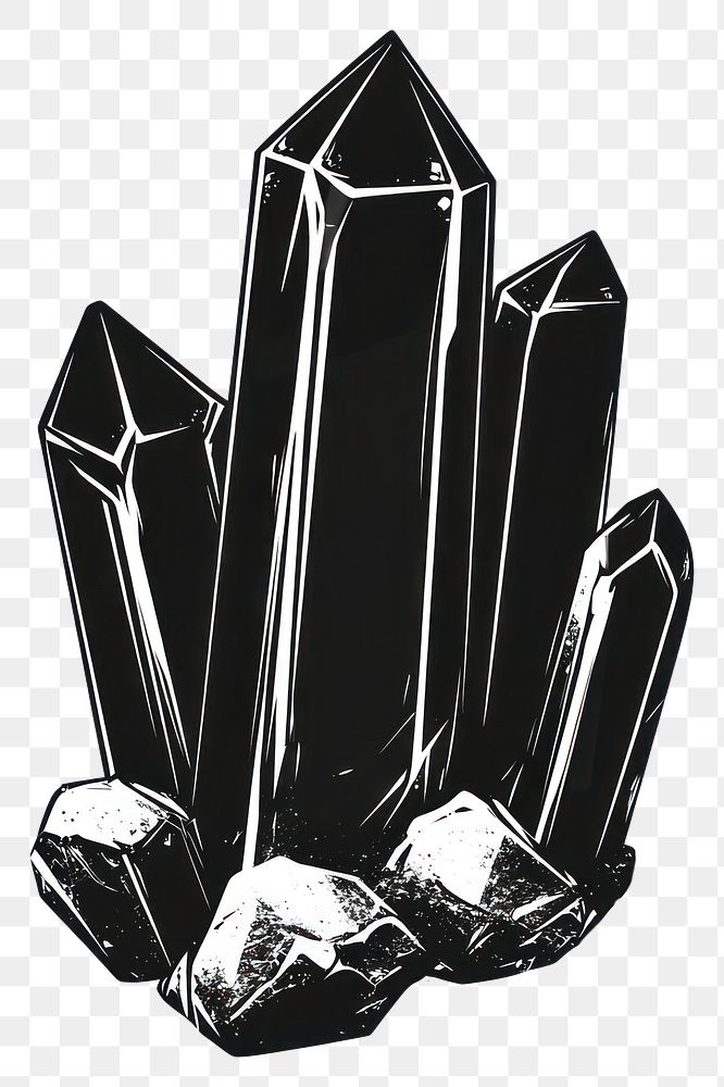 PNG quartz vector illustration silhouette | Free PNG - rawpixel