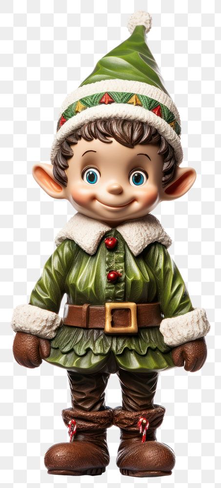 Christmas elf figure figurine doll | Premium PNG - rawpixel