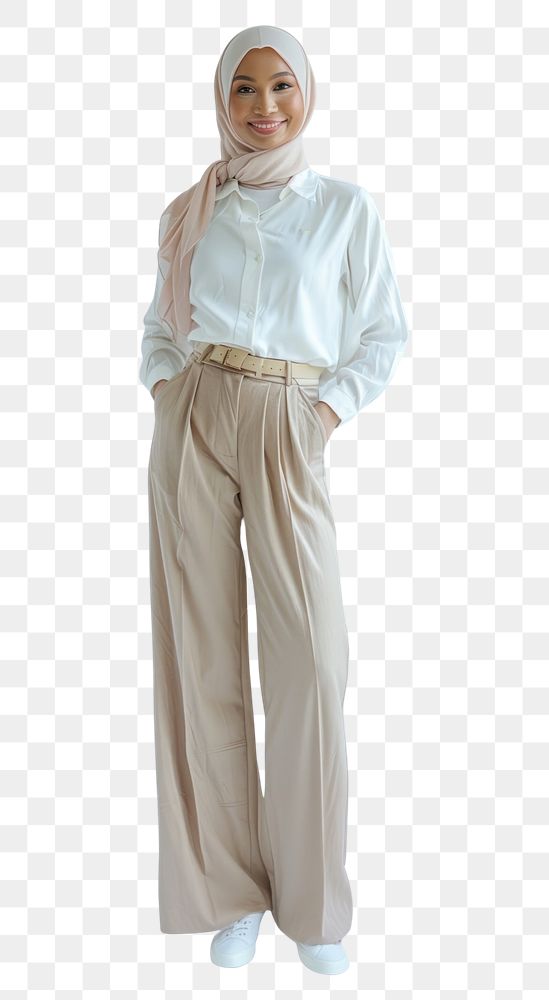 Elegant modern modest fashion style | Free PNG - rawpixel