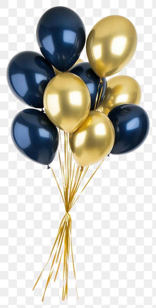 Blue Golden Balloon PNG Images | Free Photos, PNG Stickers, Wallpapers ...