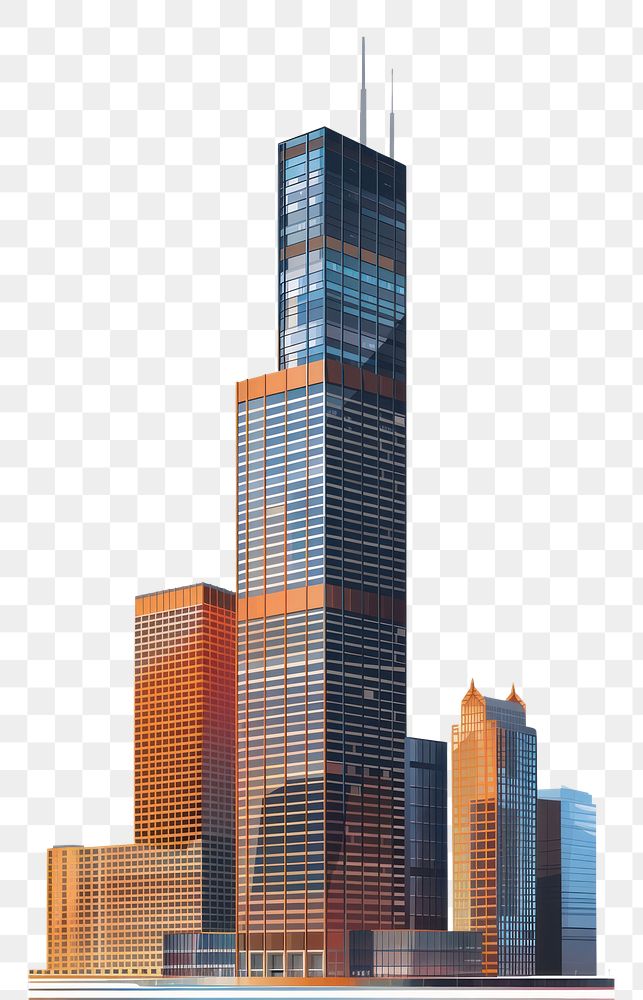 PNG Architecture tower skyscraper building. | Free PNG - rawpixel