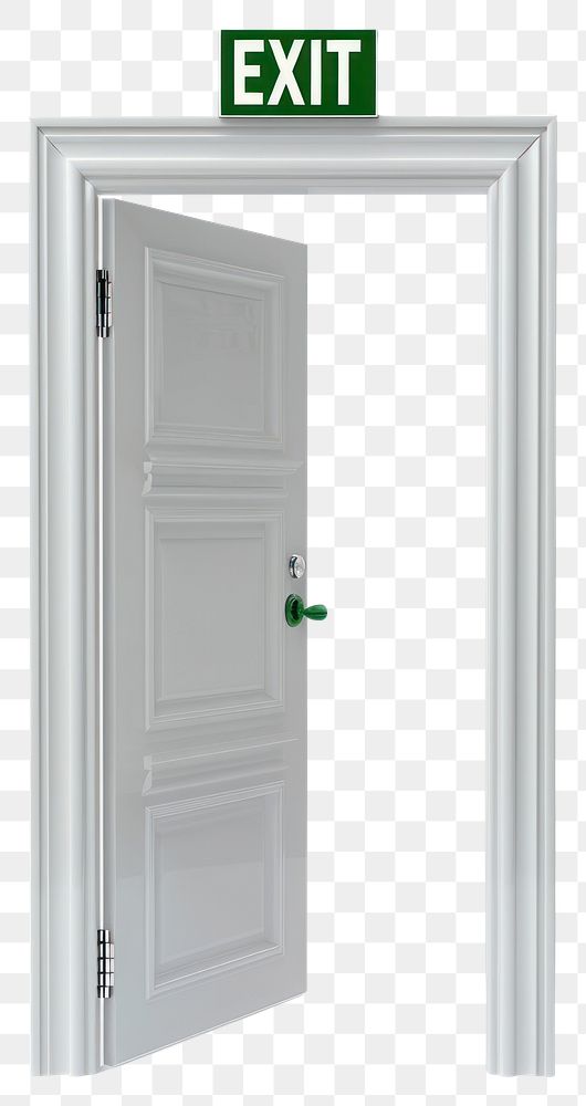 PNG Open door exit sign | Free PNG - rawpixel