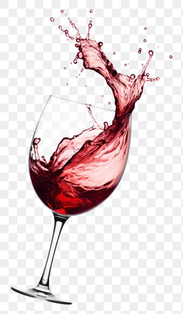 PNG Red wine splash glass | Premium PNG - rawpixel