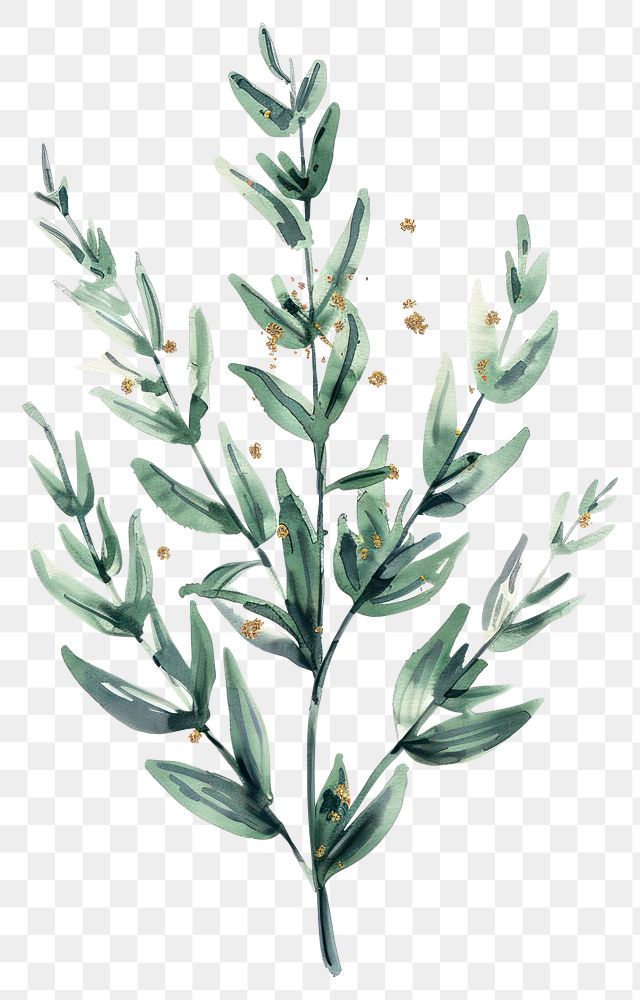 PNG herb herbs illustrated astragalus. | Free PNG - rawpixel