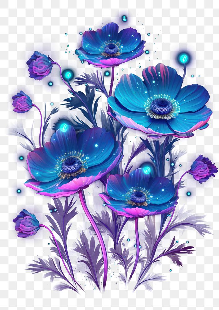 PNG Neon cosmos pattern purple | Free PNG - rawpixel