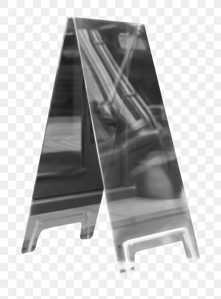 PNG clear acrylic A-stand standing | Free PNG - rawpixel