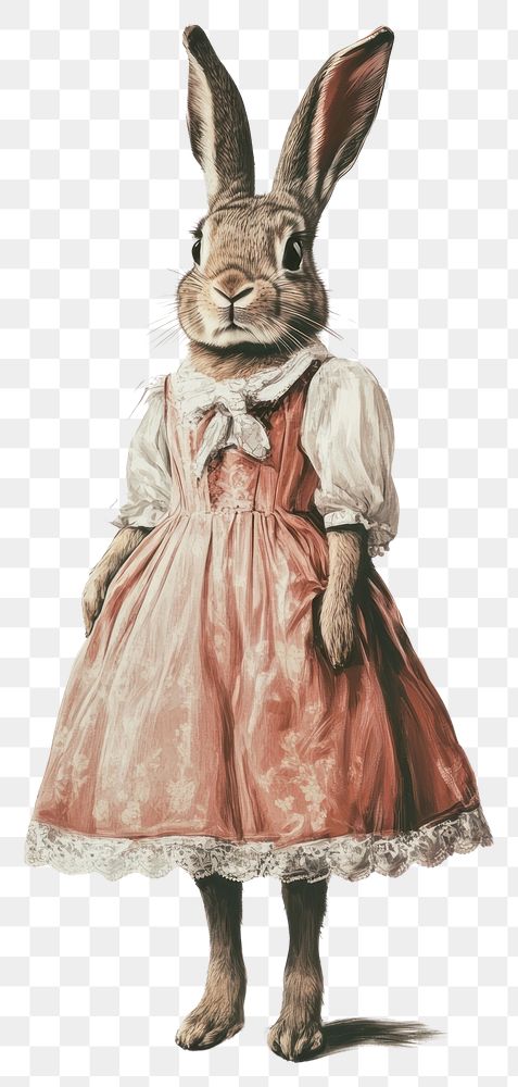 PNG Animal rabbit illustration painting. | Free PNG - rawpixel