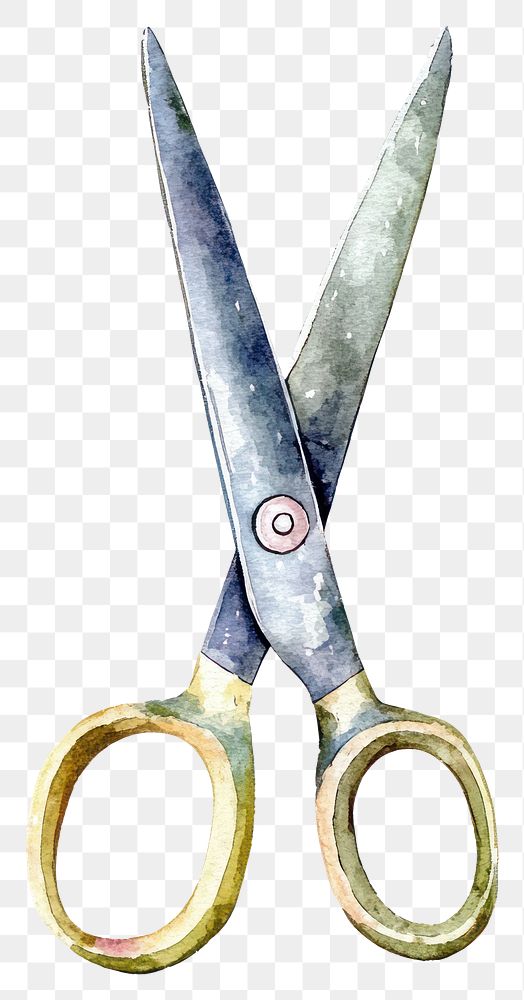 PNG Pruning Shear illustration watercolor | Free PNG - rawpixel