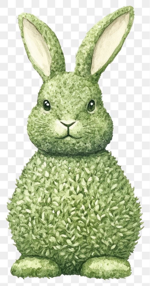 PNG Topiaries rabbit shape illustration | Free PNG - rawpixel