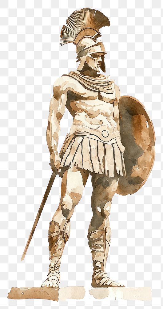 PNG An ancient greek Warrior | Free PNG - rawpixel